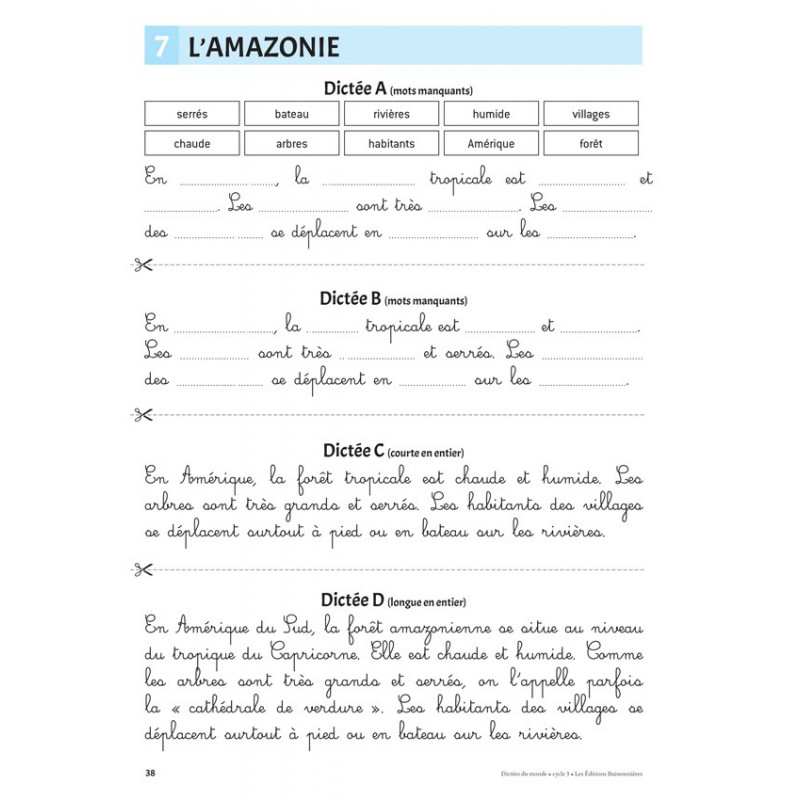 9782849264201 - DICTÉES DU MONDE CYCLE 3