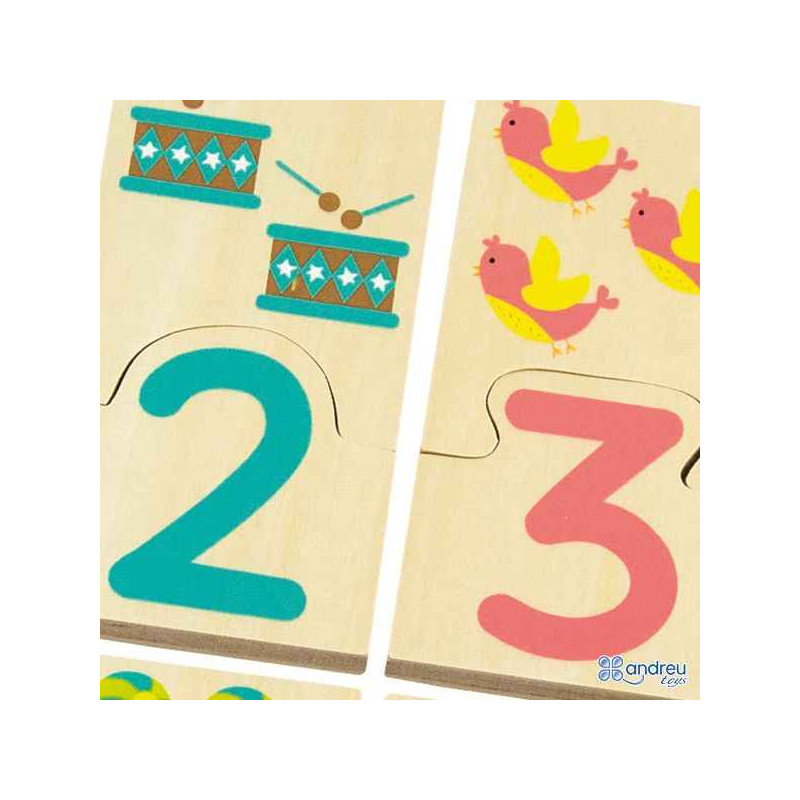 8416040162417 - J'APPRENDS LES CHIFFRES JEU DE NUMÉROTATION EN BOIS